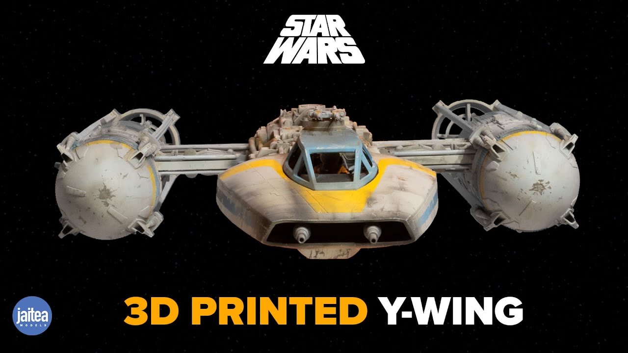 3D Printed Y-WING (Studio Scale) - YouTube