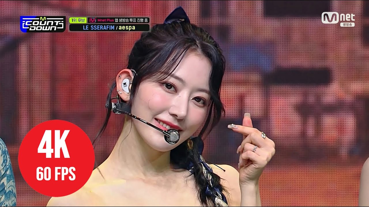 [ 4K LIVE ] LE SSERAFIM - UNFORGIVEN - (230518 Mnet M!Countdown) - YouTube