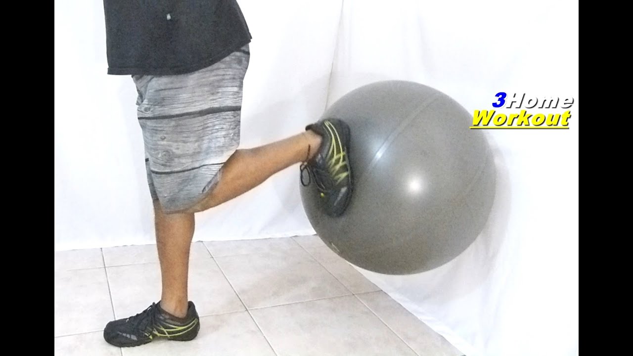 Fitness at Home HAMSTRINGS EXERCISE (Ball Knees Flexion) - YouTube
