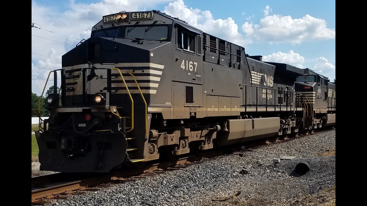 NS Corn Train 51D With NS Leader 4167 At Chester SC On The NS R-Line. 7-28-2020 - YouTube