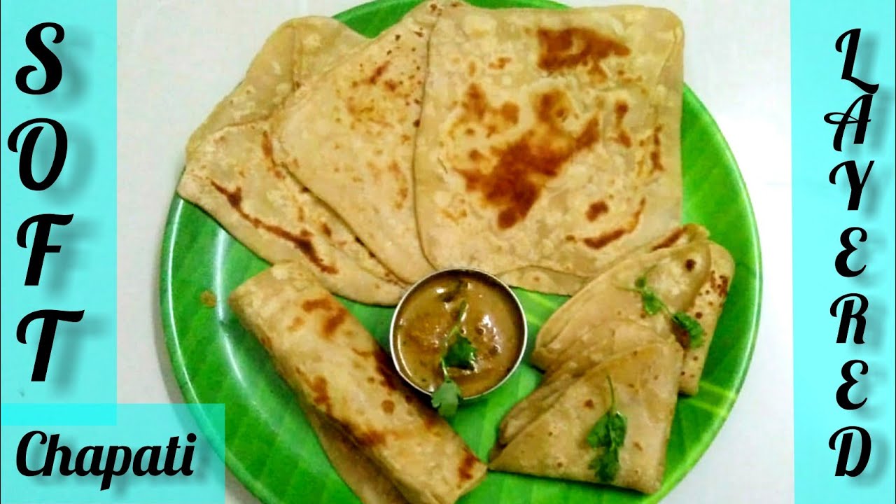 #chapatirecipe how to make soft chapati round layered | சாப்ட் ஆன ...