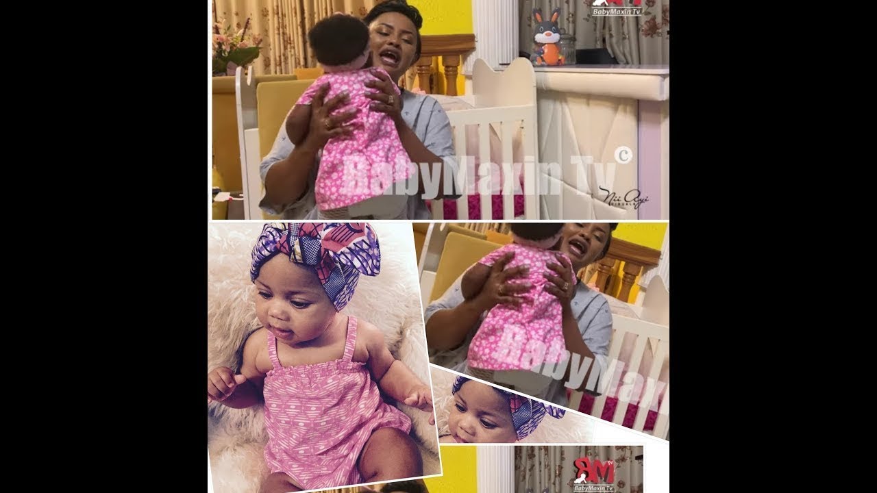 Nana Ama Mcbrown finally shows her daughter's face... Baby Maxin - YouTube