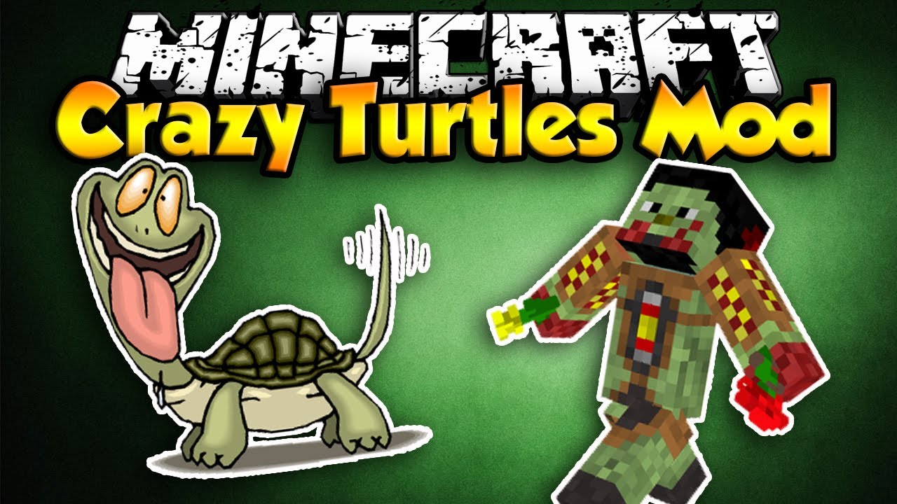 Crazy Turtles Mod - THEY'RE CRAZY!! - YouTube