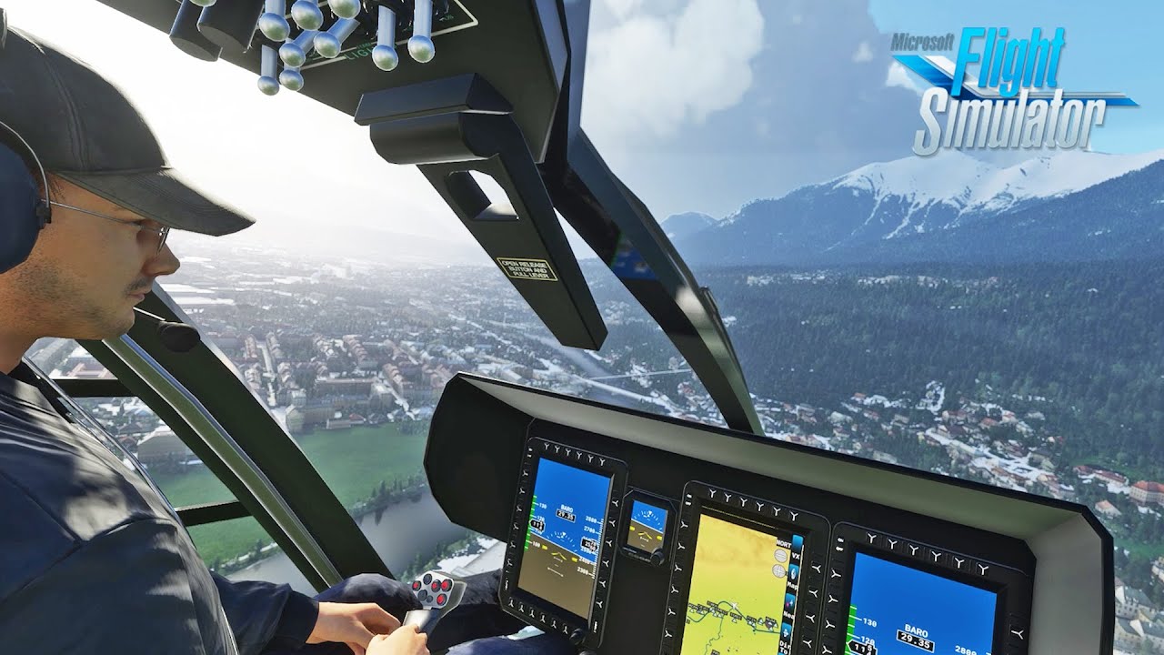 Microsoft Flight Simulator | H135 Helicopter Into Innsbruck | Massive ...