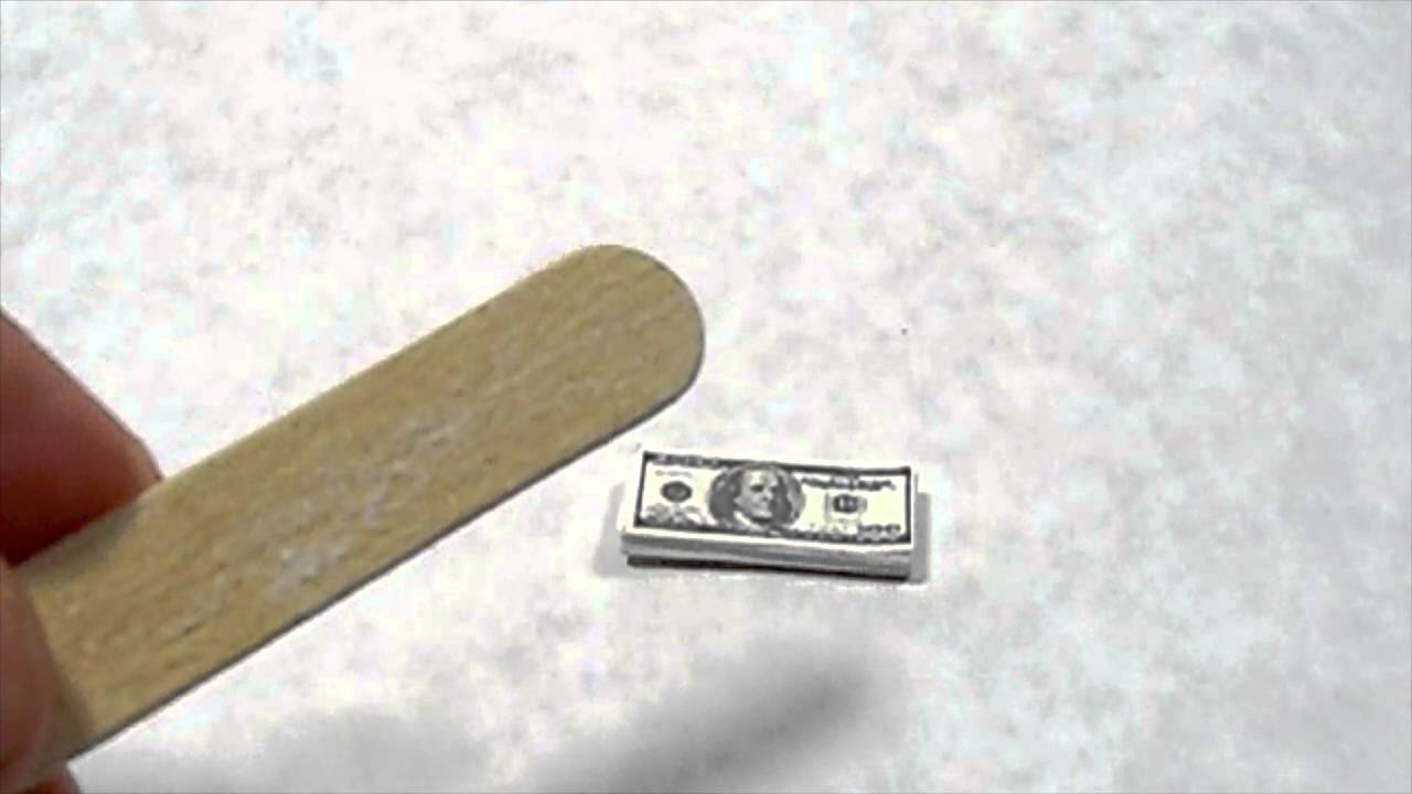 Tutorial: 1:12 Scale Money Prop - YouTube