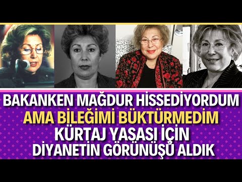 İmren Aykut | Türkiye’nin seçilmiş ilk kadın bakanı İmren Aykut'tan İtiraflar | İmren Aykut Kimdir?