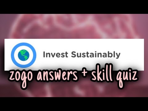 zogo answers | invest sustainably🌎 | jessy xoxo - YouTube