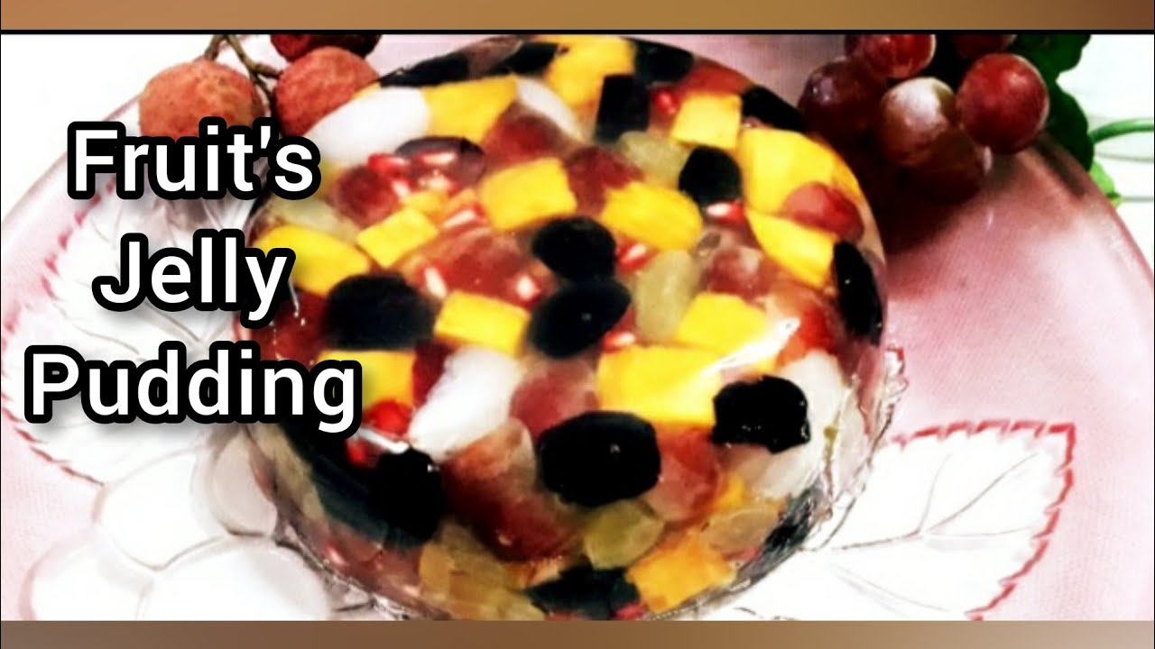মিক্সফ্রুটস পুডিং/mix fruits pudding/পুডিং/আগার আগার পুডিং/agar agar pudding/jelly pudding ...