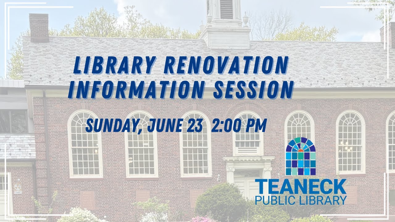Library Renovation Information Session - YouTube