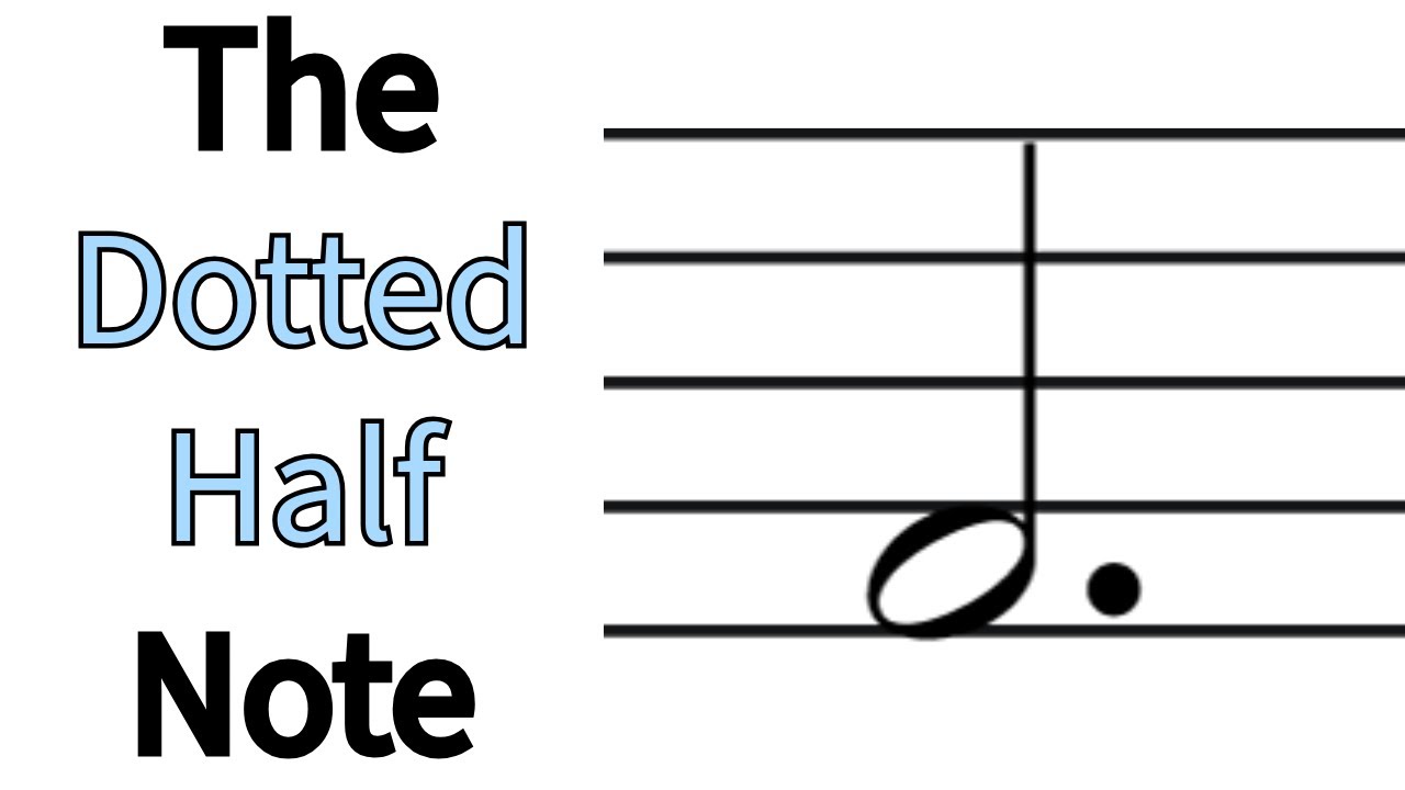 Sight Rhythm: Dotted Half Notes (Dotted Minim) - YouTube