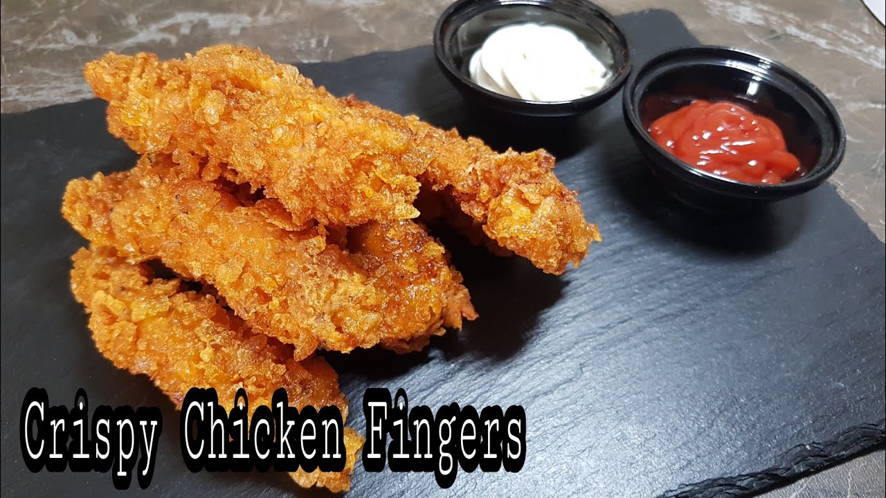 How to make Crispy Chicken Fingers || Crispy Chicken Sticks recipe ...
