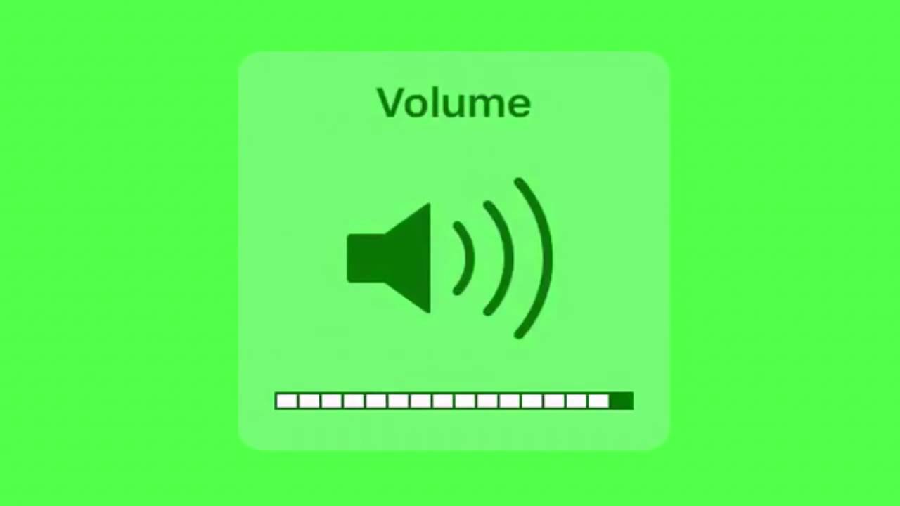 VOLUME UP DOWN Green Screen/Футаж - YouTube
