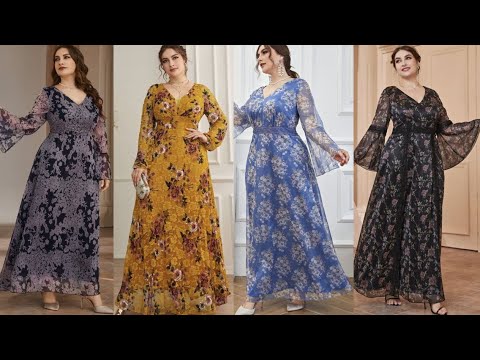 Get Ready for the MOST STUNNING Chiffon Dresses for Plus Size Women ...