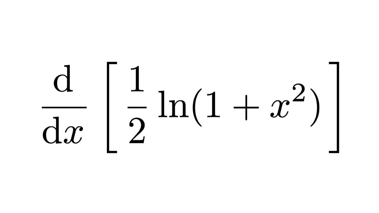 Derivative Of 1 2 ln 1 x 2 YouTube derivative-of-1-2-ln-1-x-2-youtube