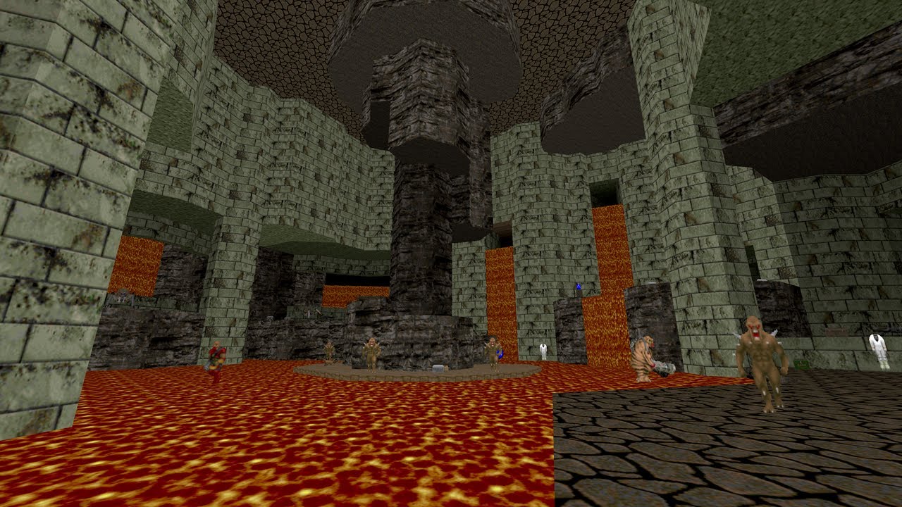 Doom II - Nostalgia 2 map18 (Tonight in Flames) UV-Max in 4:29 - YouTube