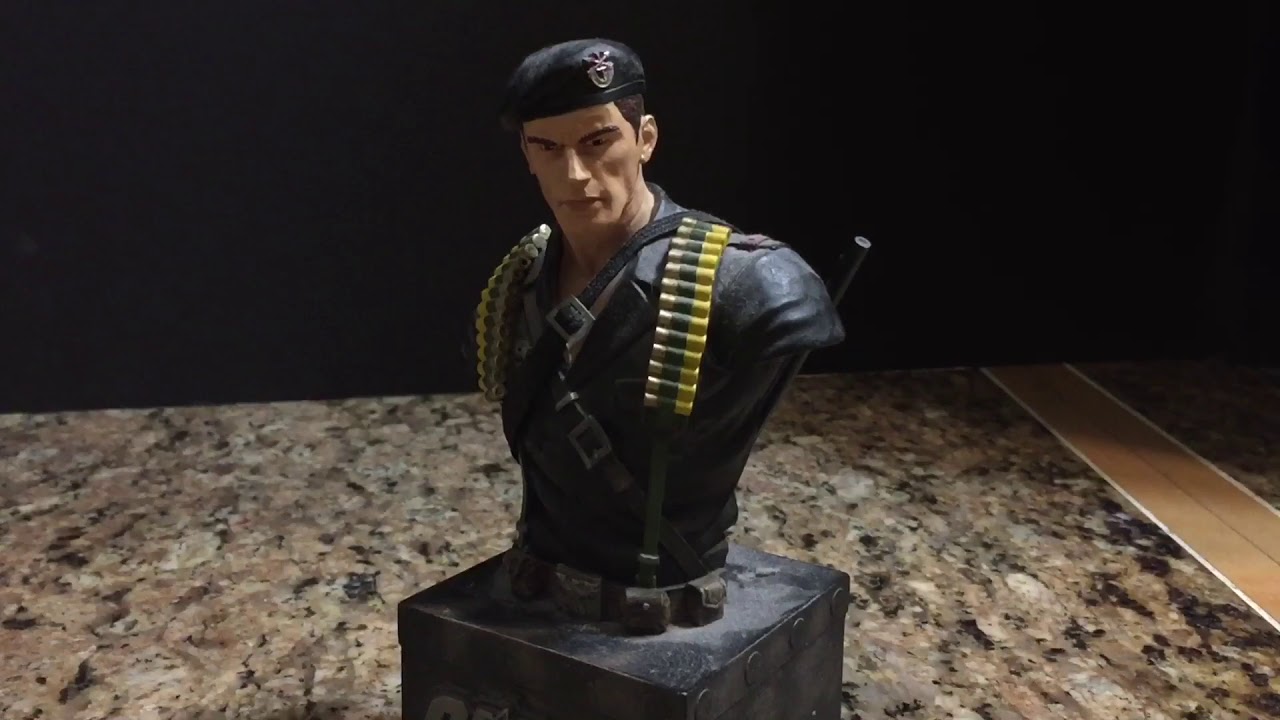 GI JOE Palisades Toys FLINT Bust - YouTube