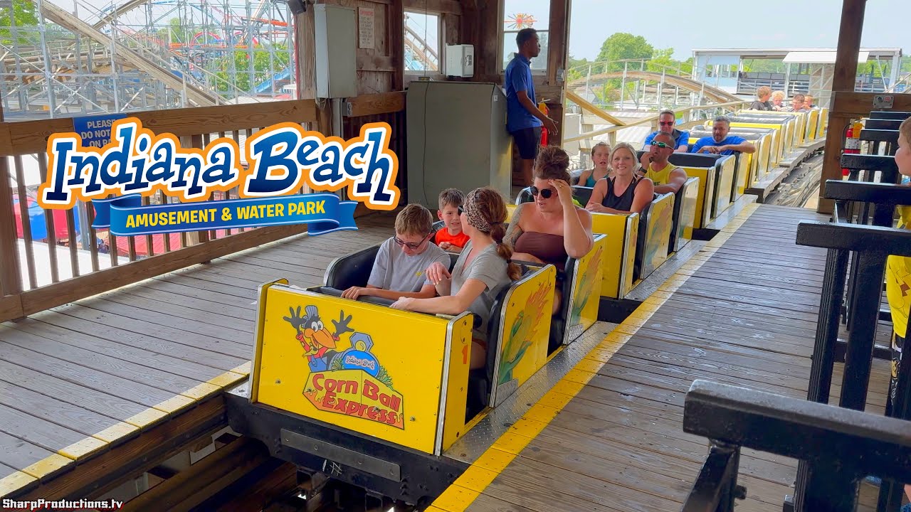 Cornball Express wooden coaster at Indiana Beach - Monticello, Indiana ...