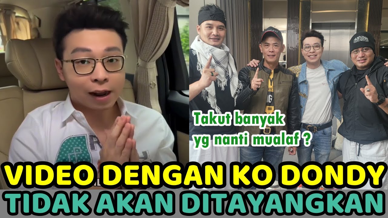 Terlalu Bahaya..Video Popcast Dengan Ko Dondy Tidak Akan di Tayangkan Dr.Richard - YouTube