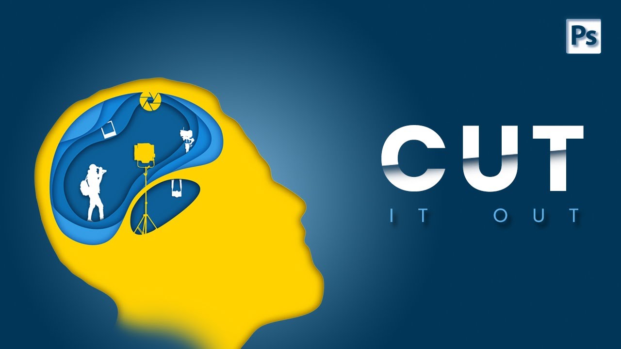 The secret to perfect paper cut out in Photoshop - YouTube