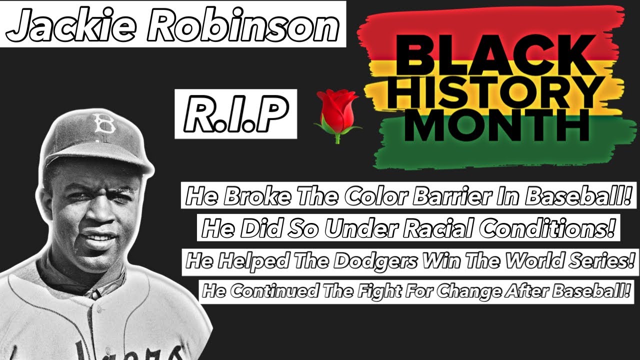 Paying Tribute To Jackie Robinson (BLACK HISTORY MONTH)‼️‼️‼️‼️ - YouTube