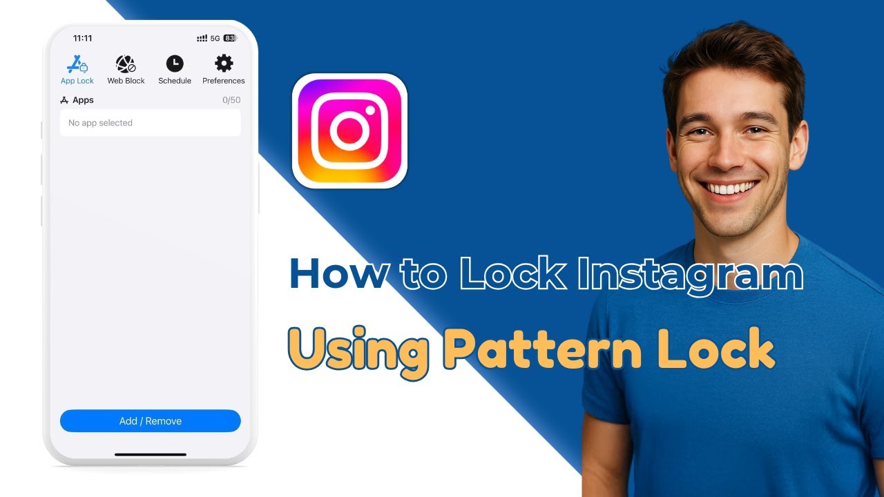 How to Lock Instagram Using Pattern Lock | How To Lock Instagram App ...
