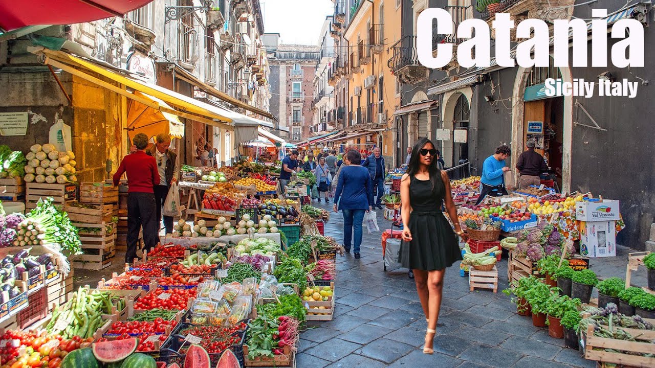 Catania Sicily Italy 🇮🇹 4K HDR Walking Tour Sicilia Italia - YouTube