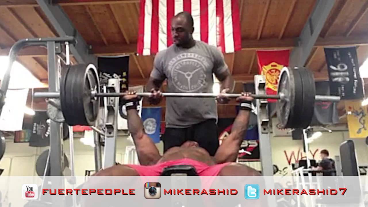 Mike Rashid Incline bench progression/ Drop set... - YouTube