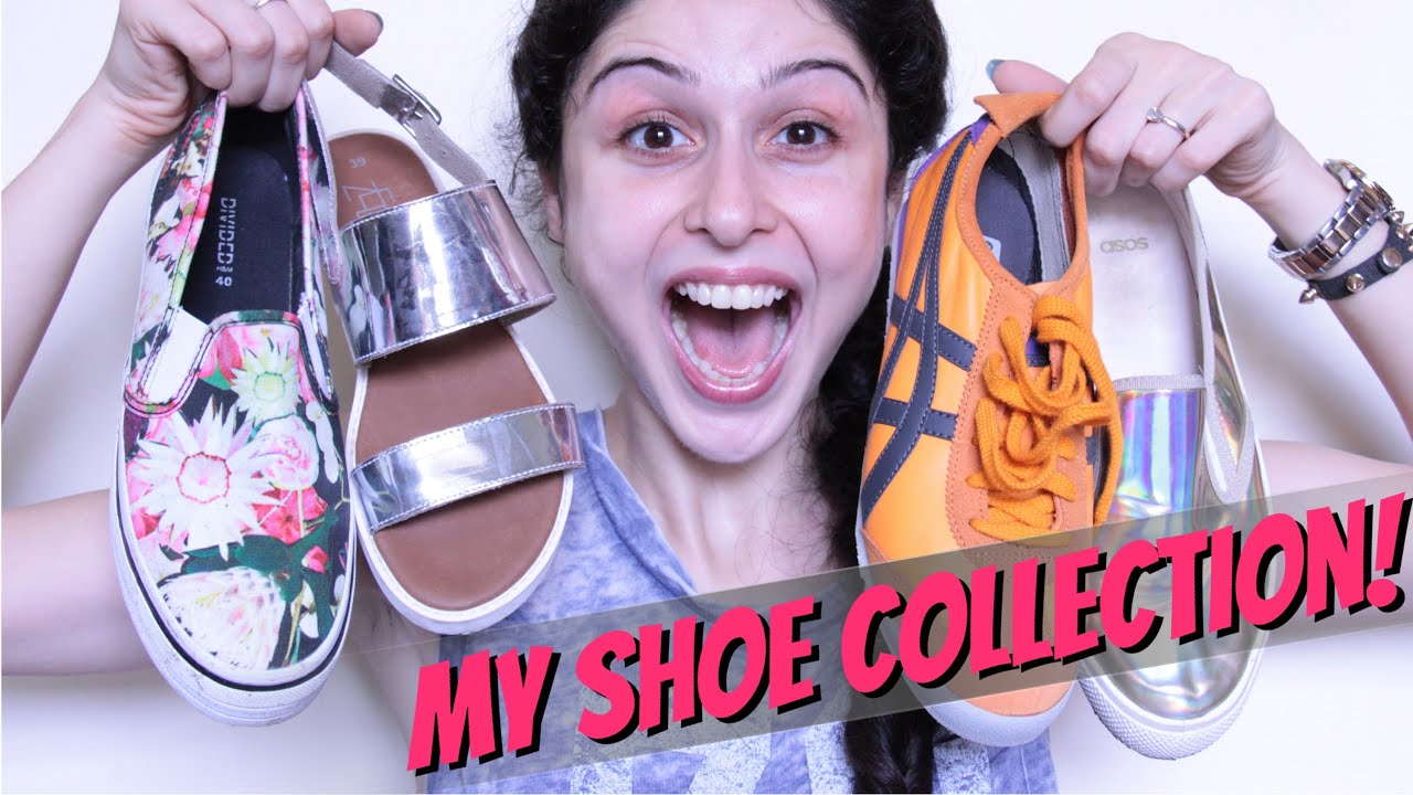 My Shoe Collection || Flats & Sneakers!!! - YouTube