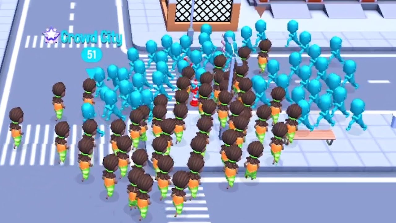 Crowd City World Record 1400+ Map Control: 100.00% #340 - YouTube