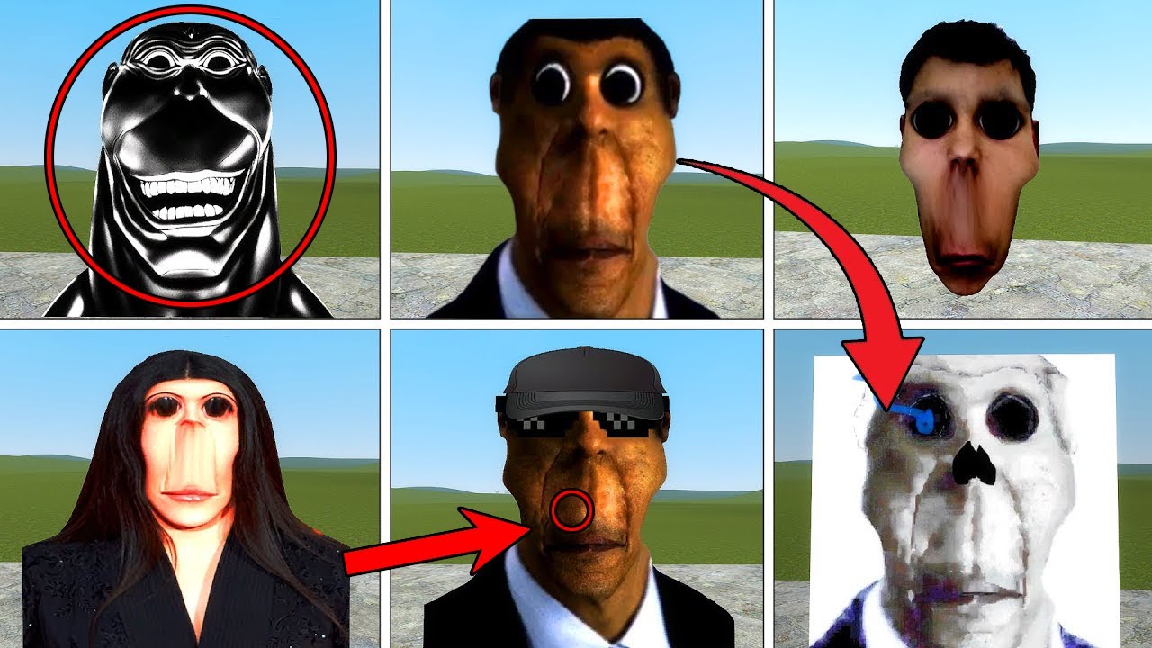 ALL Obunga Nextbots Family and Other Nextbots in Garry's Mod!! - YouTube
