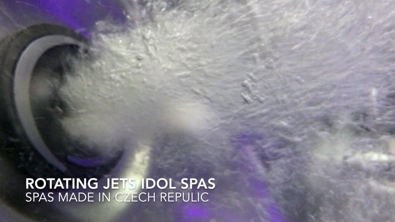 Idol spas rotating CMP jets - YouTube