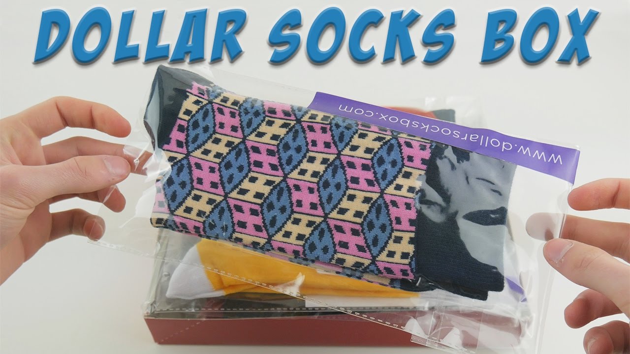 Dollar Socks Box [Review] - YouTube