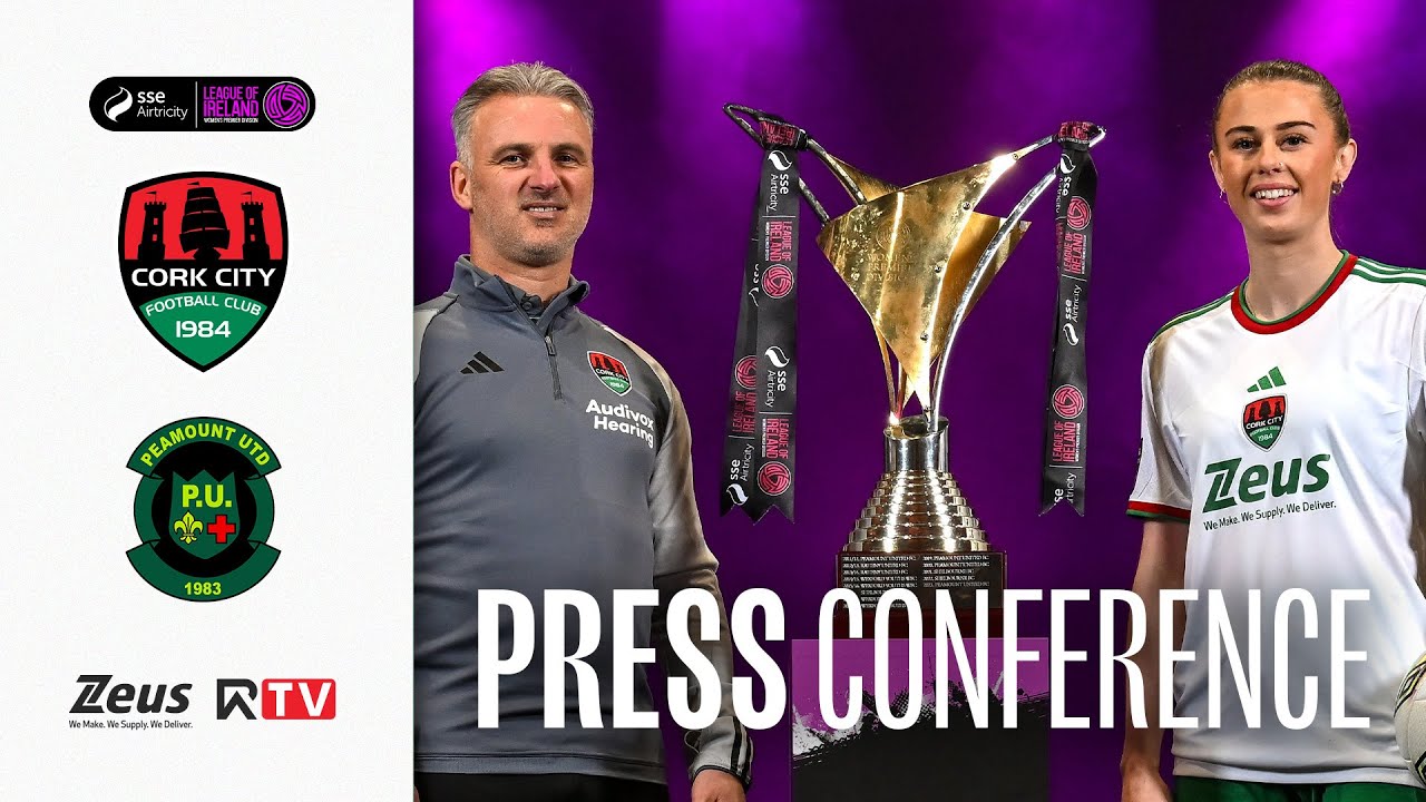 Press Conference | Danny Murphy & Eva Mangan | Cork City vs Peamount ...