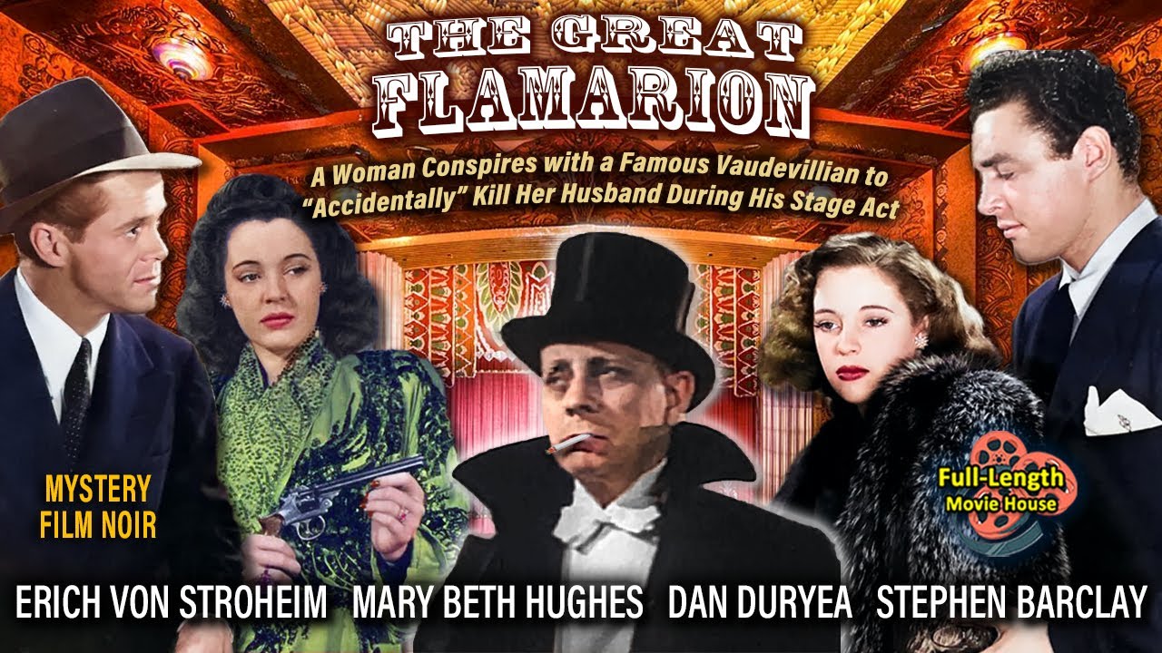 The Great Flamarion (1945) — Mystery Film Noir / Erich von Stroheim ...
