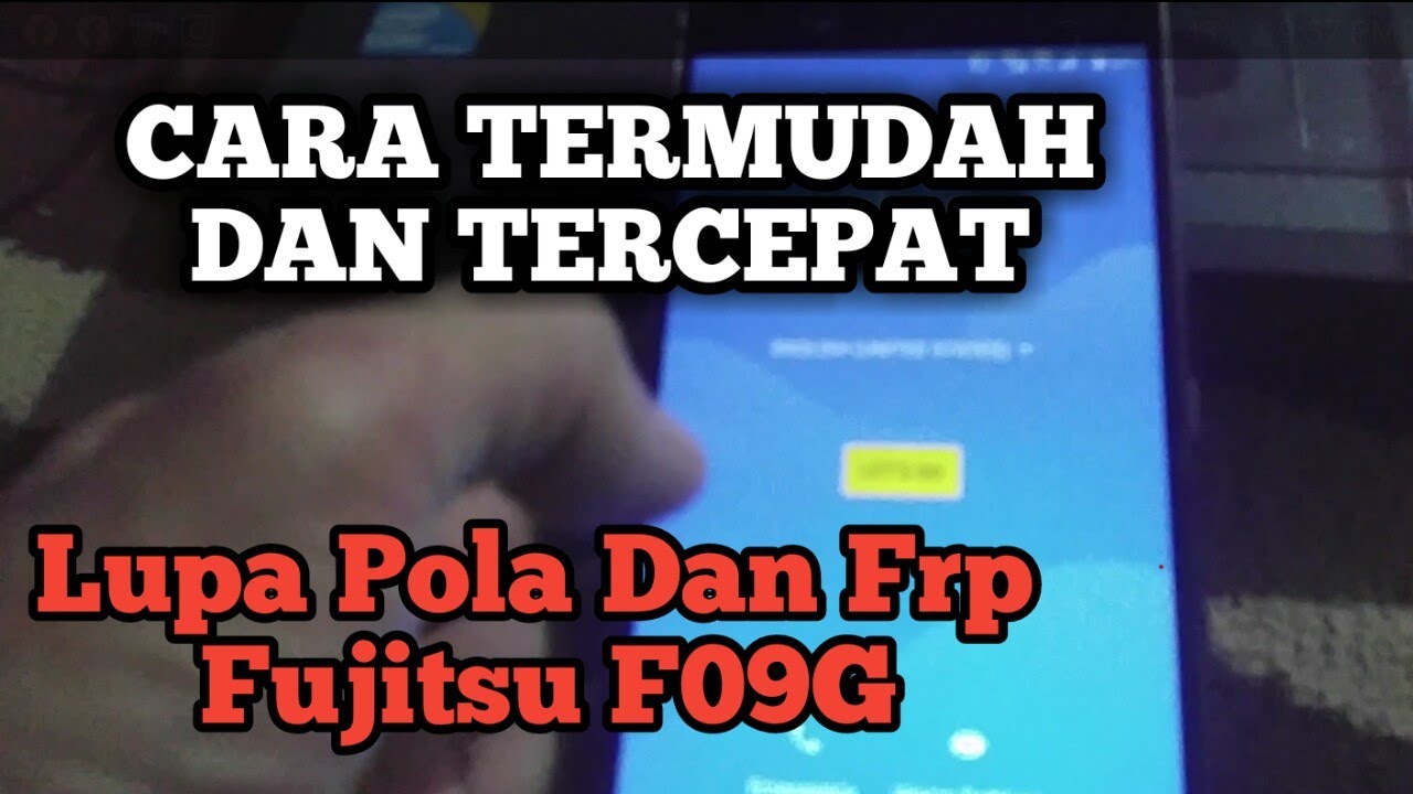 CARA TERMUDAH POLA DAN FRP FUJITSU F02H - YouTube