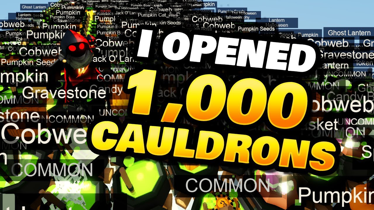Opened 1,000 Cauldrons in Roblox Islands - YouTube