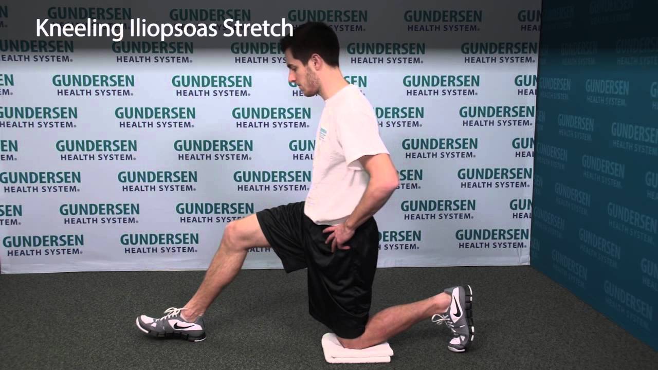 39 Kneeling Iliopsoas Stretch - YouTube