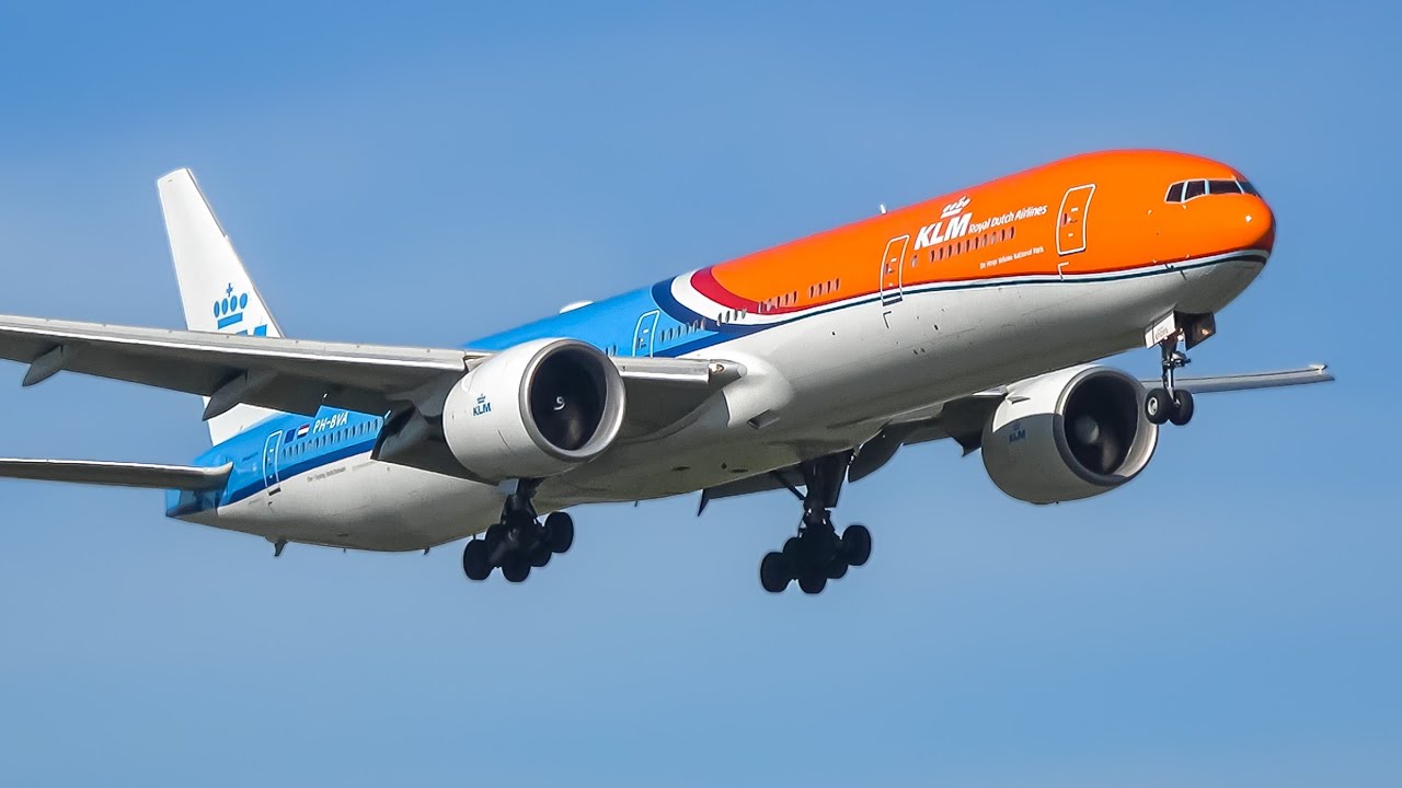 (4K) Schiphol Amsterdam Plane Spotting - 6x LOVELY 777 landings on ...