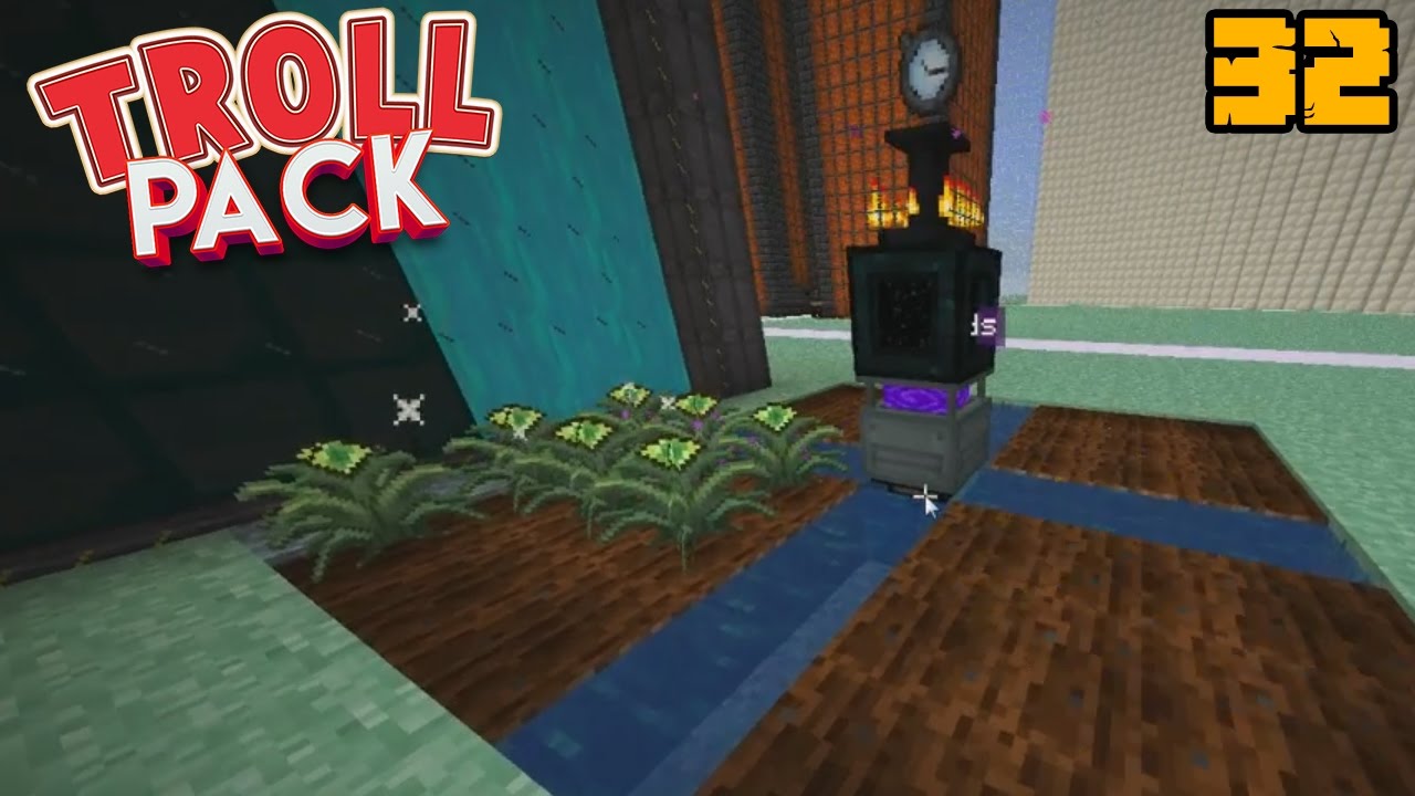 The New Magical Crop Setup | Minecraft: Troll Pack Ep. 32 - YouTube