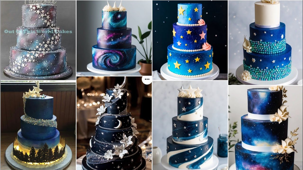 Galaxy Cake Design/Galaxy Birthday Cake Design/Galaxy Cake Design For ...