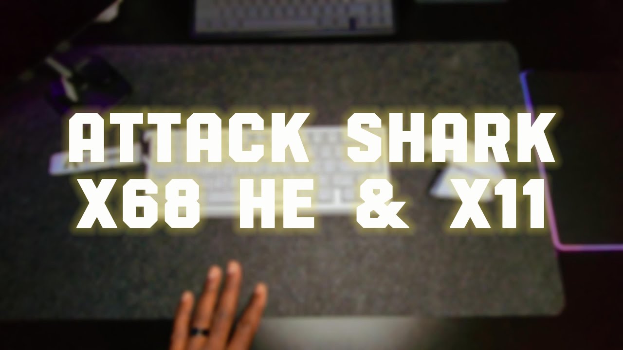 ATTACK SHARK X68 HE & X111 - YouTube