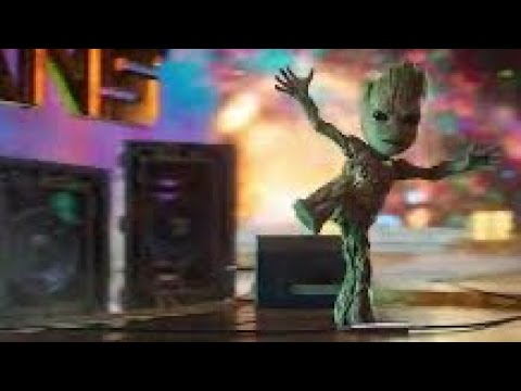 Baby Groot Dancing|Guardians Of The Galaxy HD Opening Scene| - YouTube