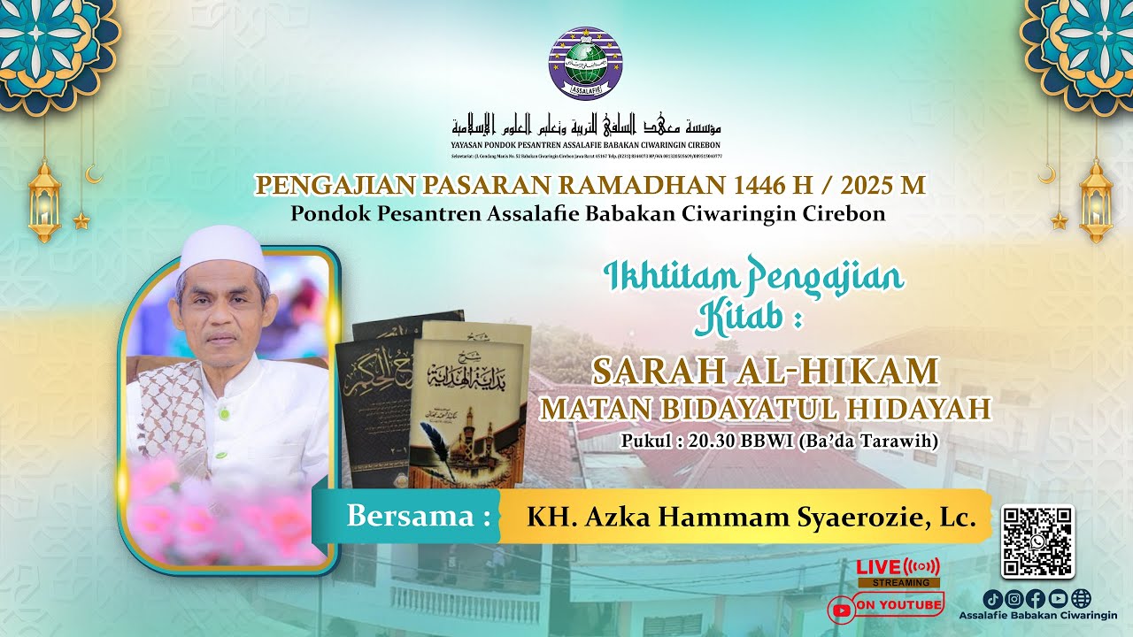 Iktitam Pengajian Pasaran Ramadhan. Kitab Syarah Al-Hikam & Matan ...
