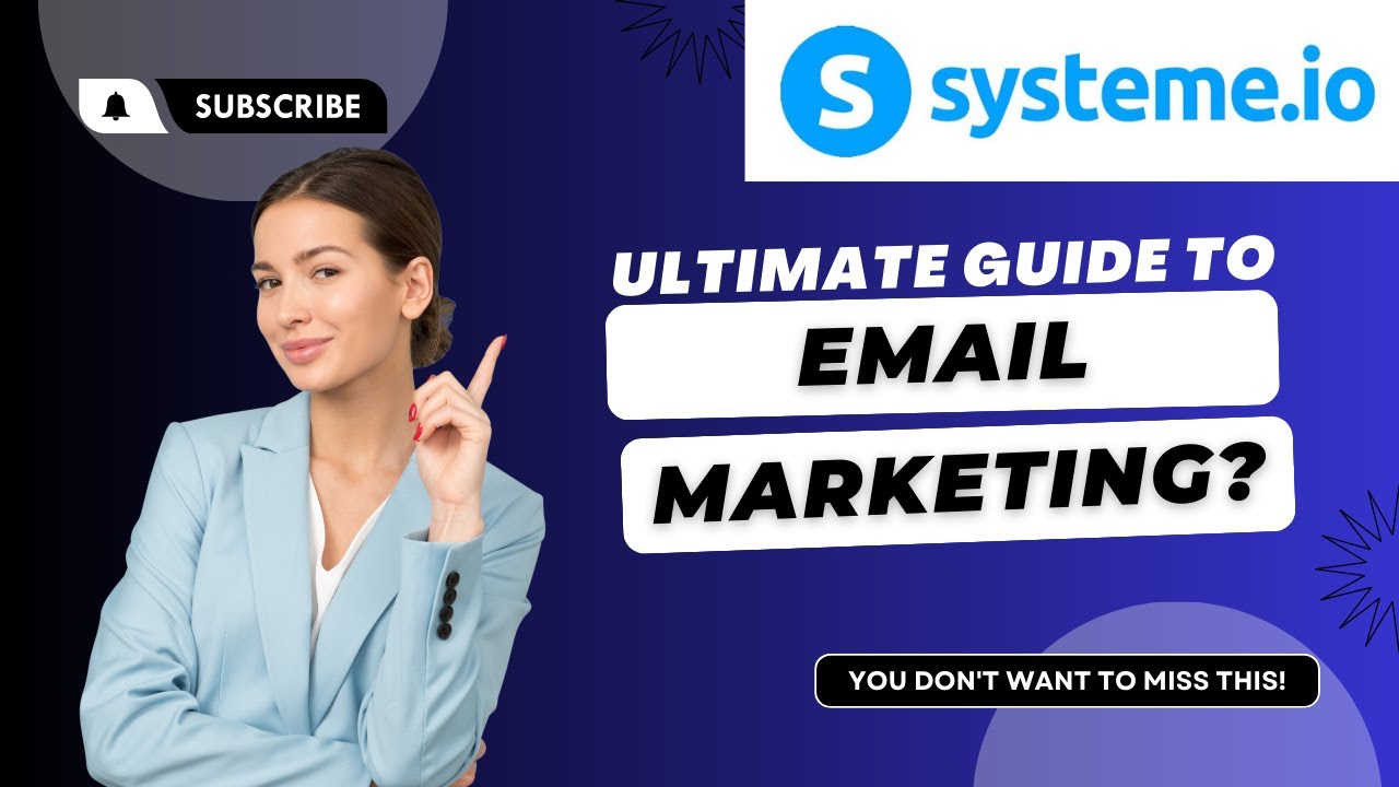 Systeme.io Tutorial For Beginners | Email Marketing Tutorial - YouTube