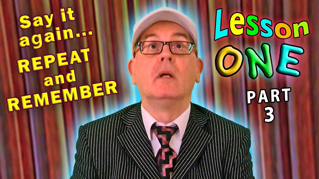 LEARNING ENGLISH - LESSON 1 ( Repeat and Remember) - YouTube