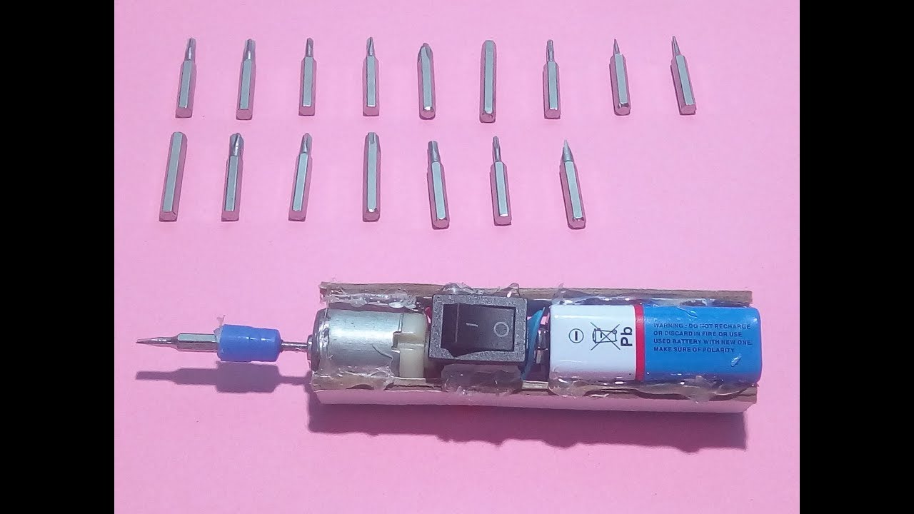 How to Make a Screwdriver Using 3V DC Motor - YouTube