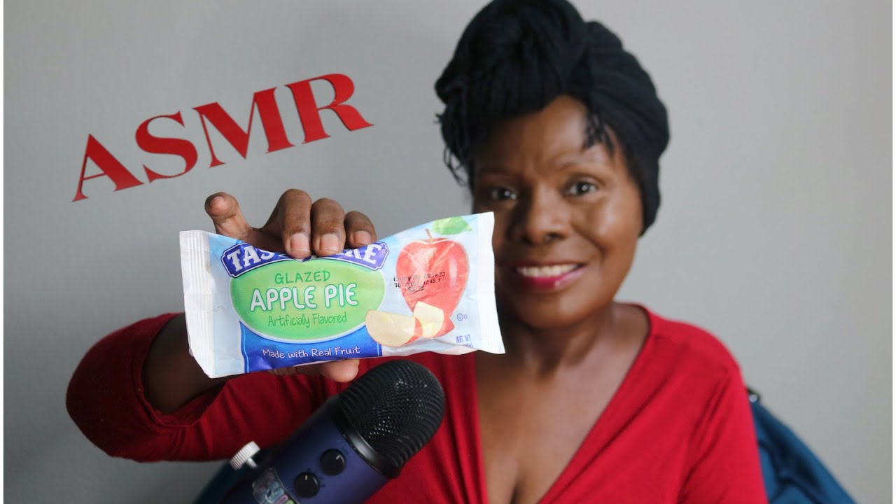 TASTYKAKE GLAZE APPLE PIE ASMR EATING SOUNDS - YouTube