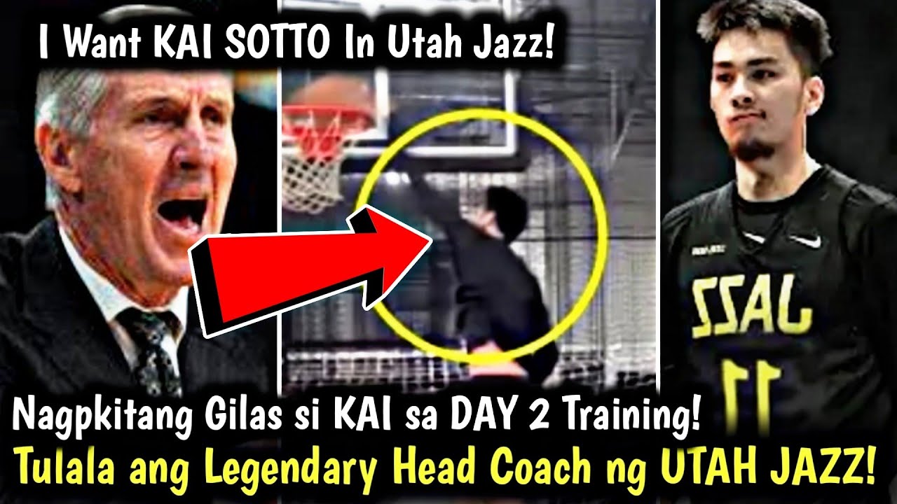 Pinakitaan ng SLUM DUNK ni KAI SOTTO ang Legendary Head Coach ng UTAH ...
