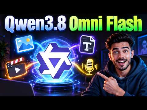 Qwen3.8 Omni Flash Explained: Video, Audio, 1M Context, One Model!