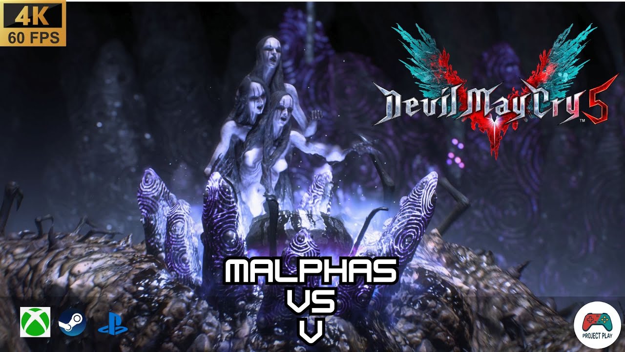 🖤 Devil May Cry 5 – V Reclaims His Familiars & Faces Malphas | Mission 14 Walkthrough - YouTube